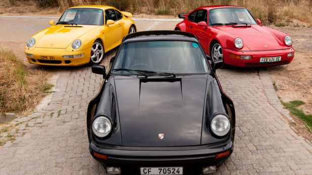 We drive 3 generations the air-cooled Porsche 911 Turbo