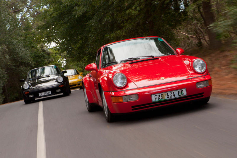 We drive 3 generations the air-cooled Porsche 911 Turbo