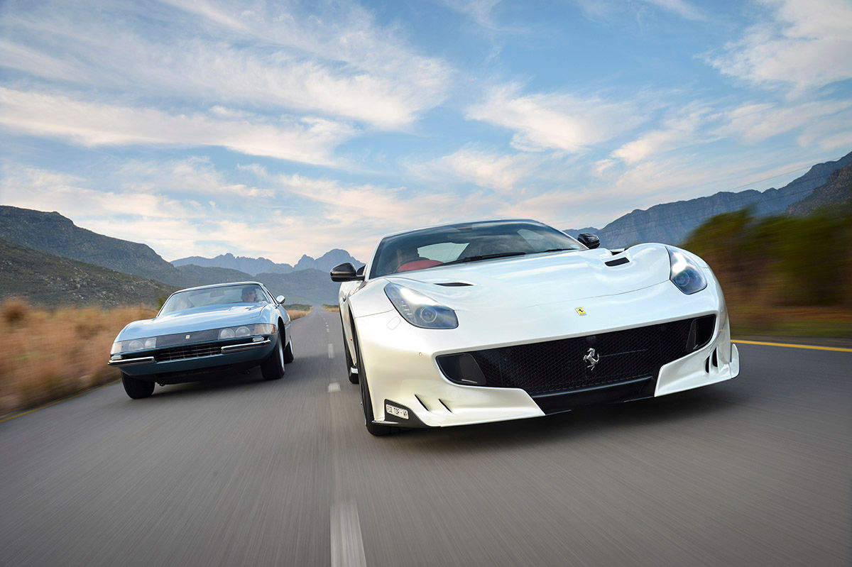 Ferrari F12tdf vs 365 GTB/4 Daytona: Classic Comparison