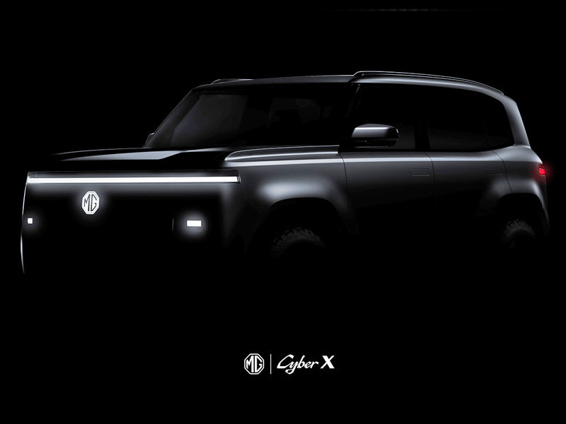 New MG Cyber X teasers preview boxy SUV