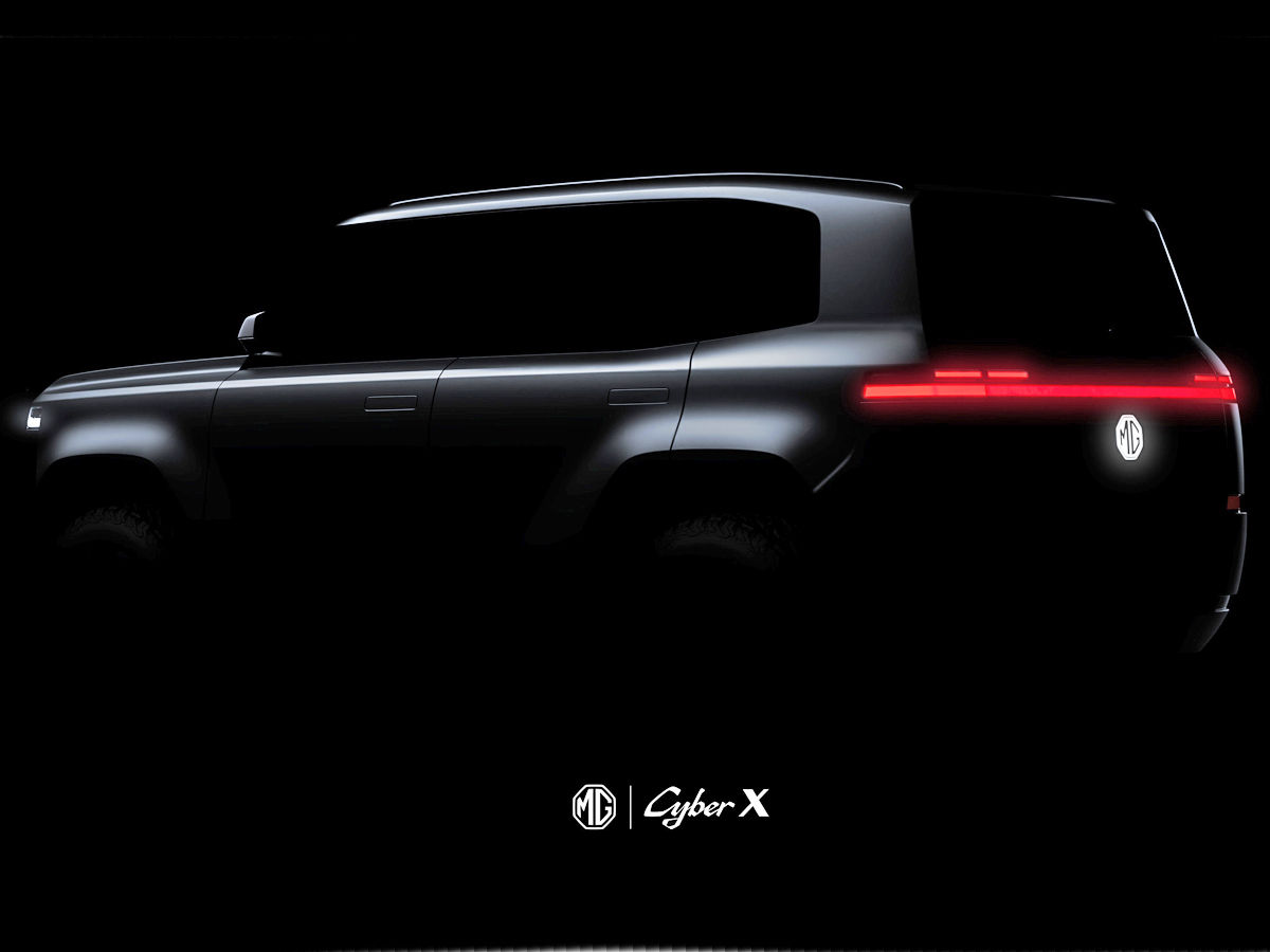 New MG Cyber X teasers preview boxy SUV