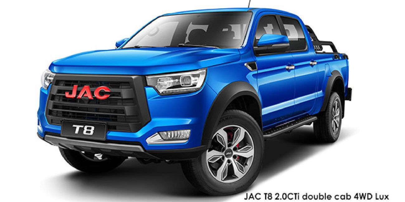 New JAC T8 2.0CTi-double-cab-4WD-Lux Specs in South Africa - Cars.co.za