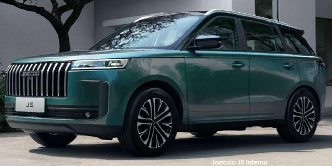 New Jaecoo J5 1.5T-Vortex Specs in South Africa - Cars.co.za