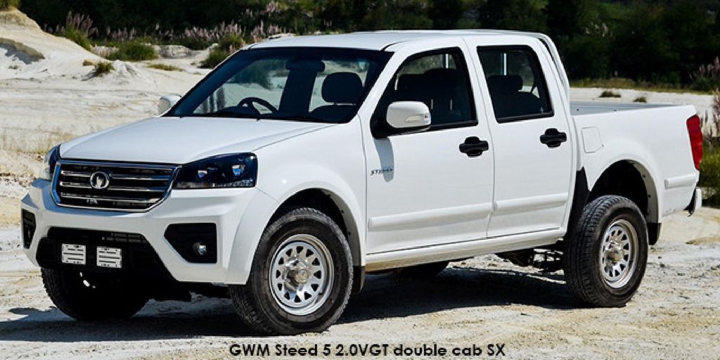 GWM Steed 5 2.0VGT double cab SX Specs in South Africa - Cars.co.za