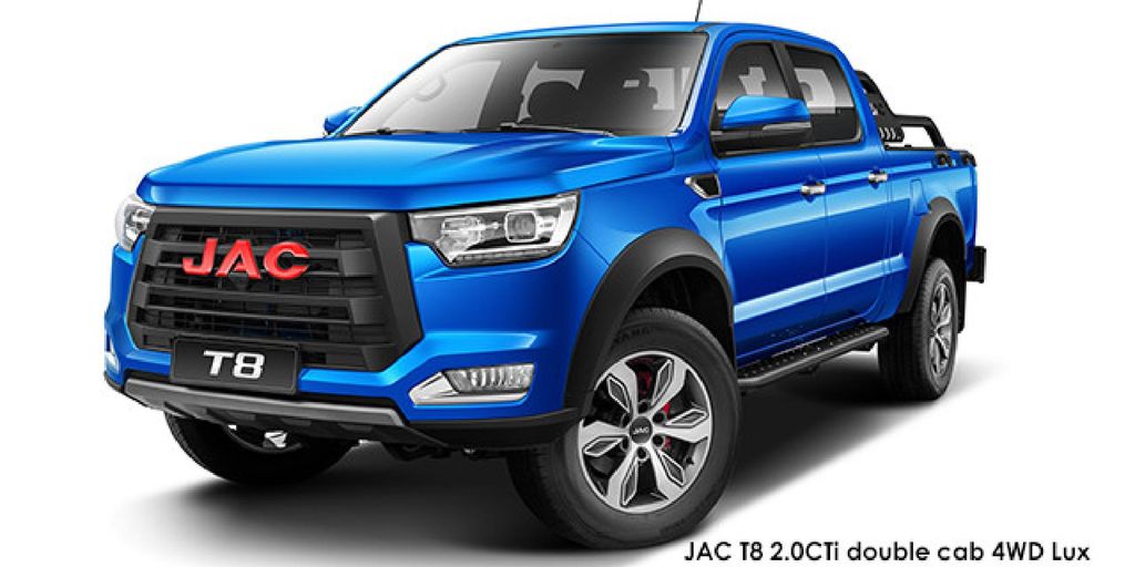 JAC T8 2.0CTi double cab 4WD Lux Specs in South Africa - Cars.co.za