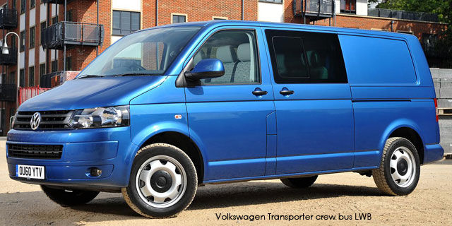 Volkswagen Transporter 2.0TDI crew bus LWB Specs in South Africa - Cars ...
